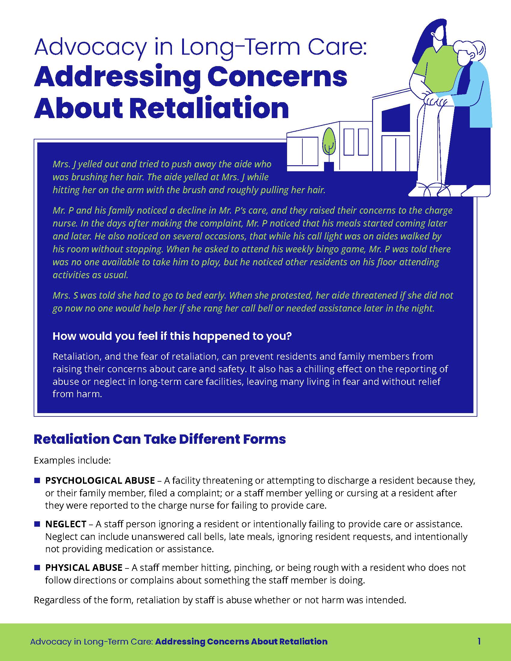 New Fact Sheet on Retaliation - The Consumer Voice